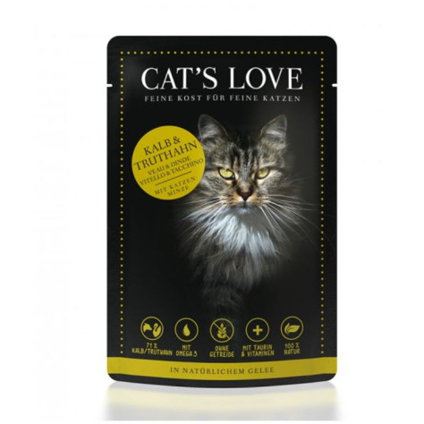 Cats Love Ternera y Pavo comida humeda (85g) | Patitas&co