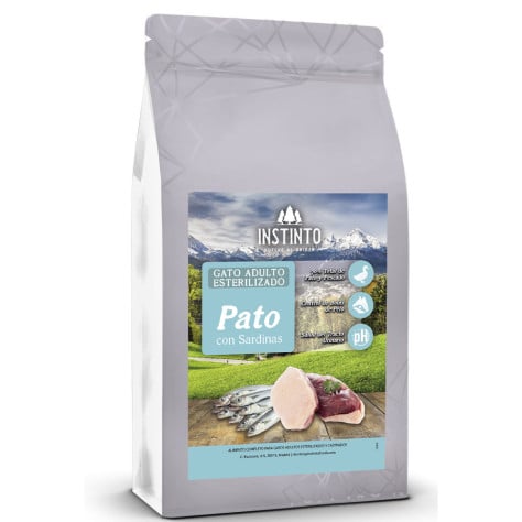 Instinto Pato y Sardinas para Gato Esterilizado | Patitas&co
