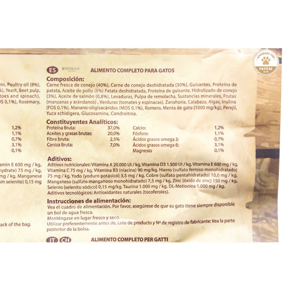 Natural Greatness Pienso Top Mountain para Gato | Patitas&co