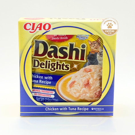 Inaba Dashi Delights Pollo con Atún para Gatos | Patitas&co