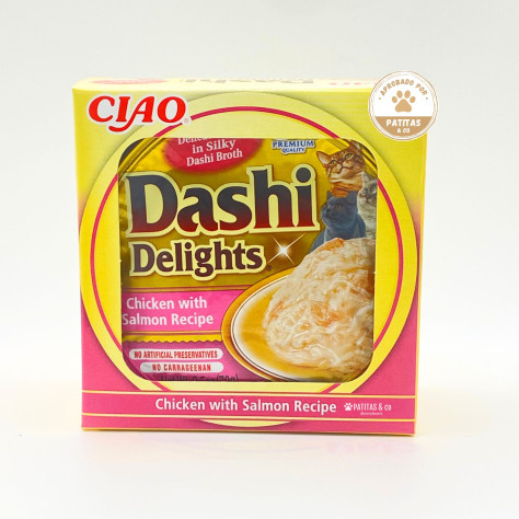 Inaba Dashi Delight Pollo con Salmón para Gatos | Patitas&co