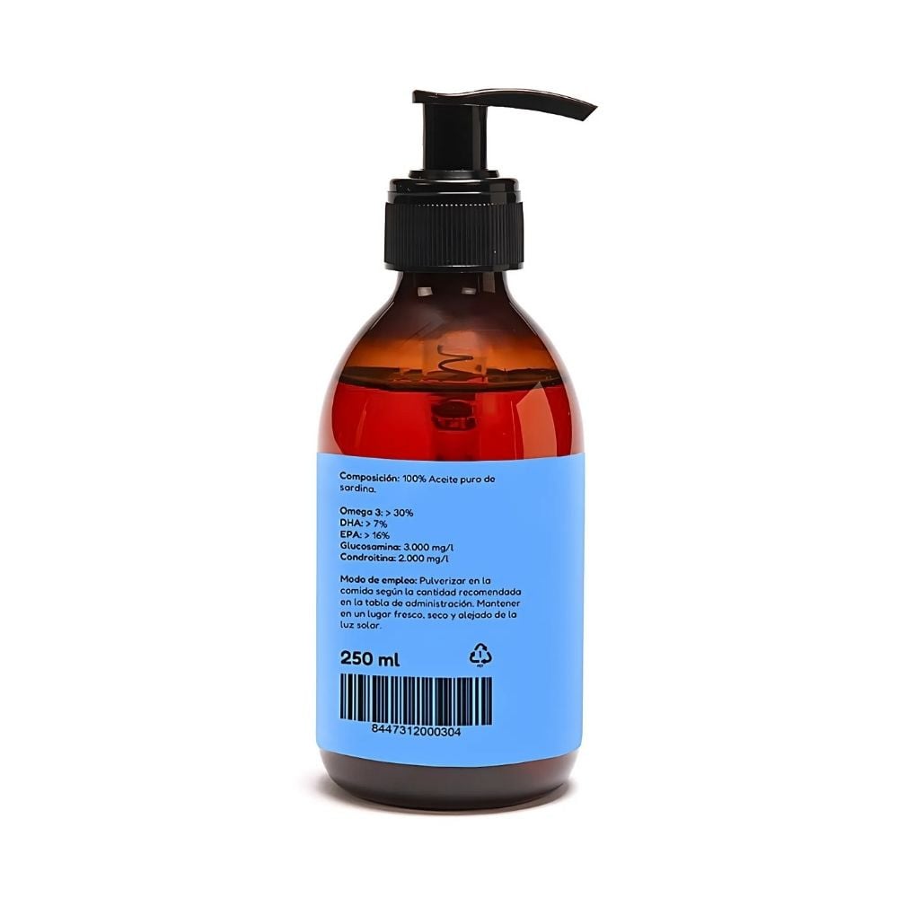 Aceite de Sardina Milo y Lola 250ml | Patitas&co