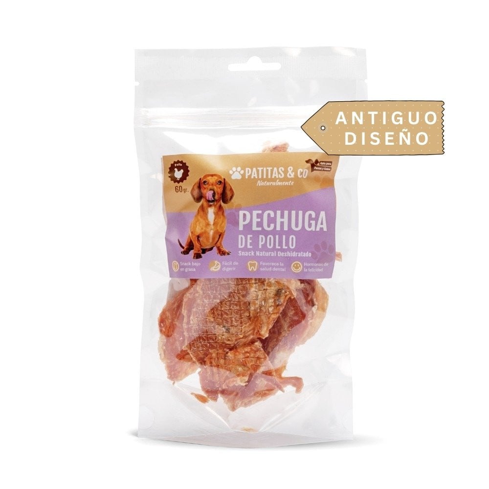 Snack Natural Pechuga de Pollo Patitas | Patitas&co