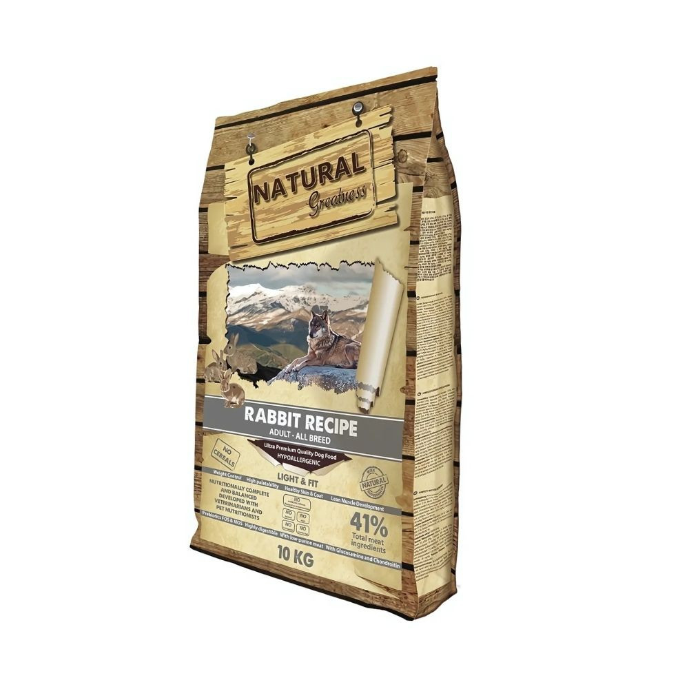 Pienso Natural Greatness Light de Conejo | Patitas&co