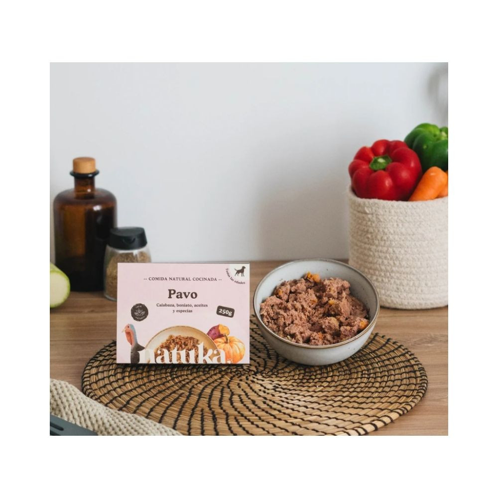 Natuka Menú de Pavo Cocinado Perros | Patitas&co