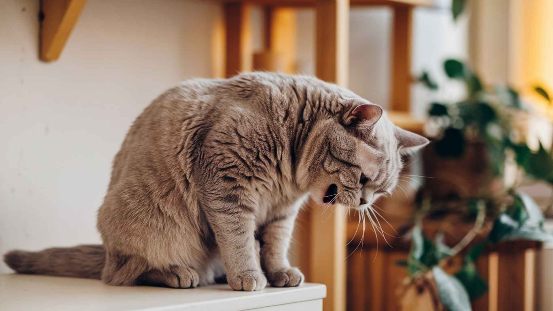 Vómitos en gatos: causas y tratamientos