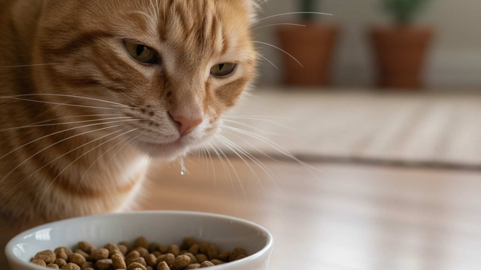 Mi gato babea mucho: causas y soluciones